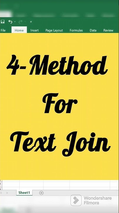 4 Method For Text Join Excel Trick💥💯 Exceltipsandtricks Excel Shortsfeed Hindi Howto
