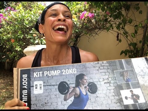 UNBOXING: Body Building Kit Pump, 20KG from Decathlon Ghana - YouTube