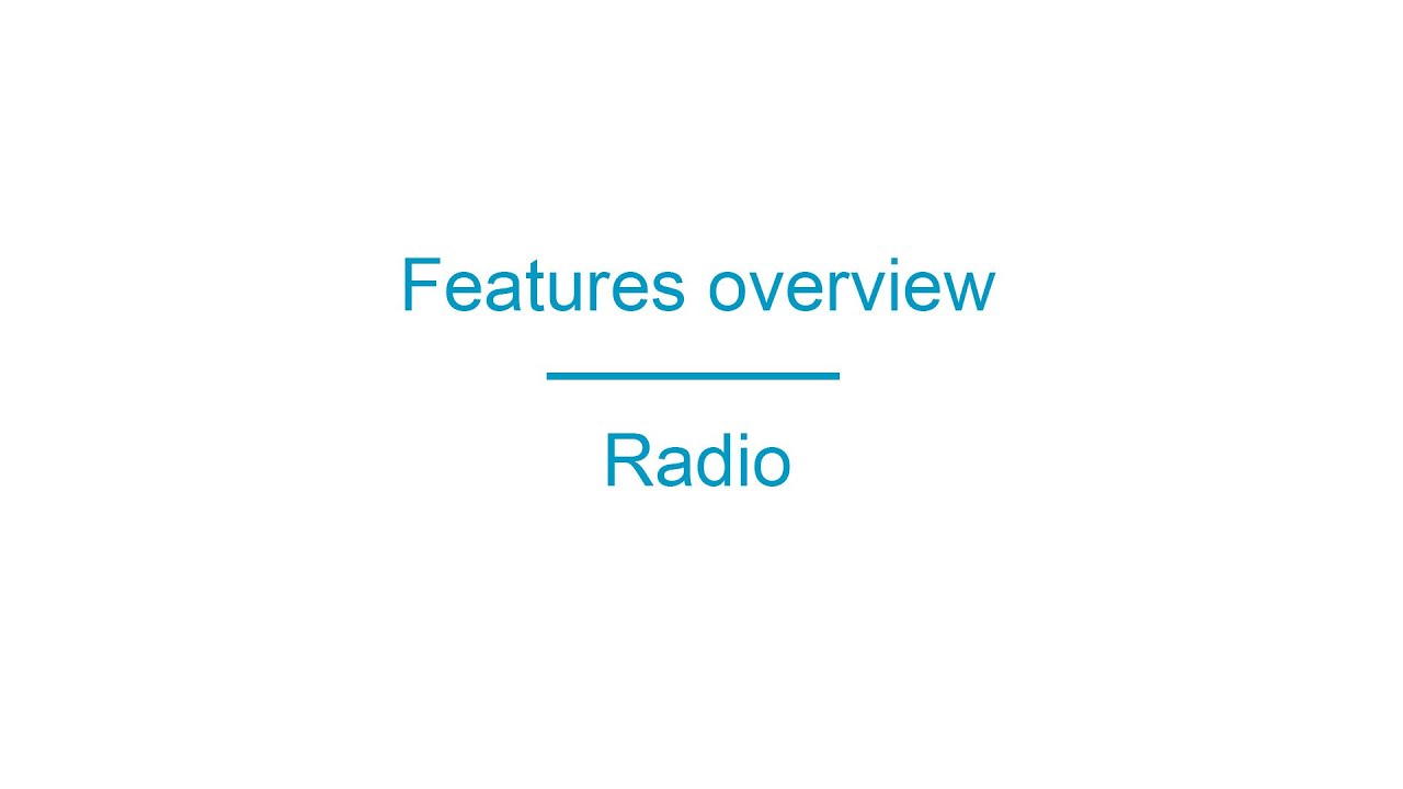 Features Overview - Radio - YouTube