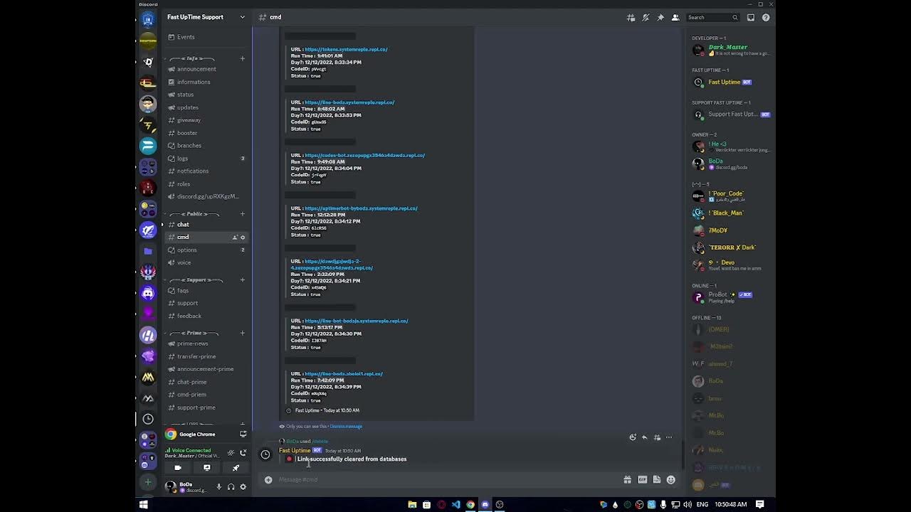 Details about the Fast Uptime bot - YouTube