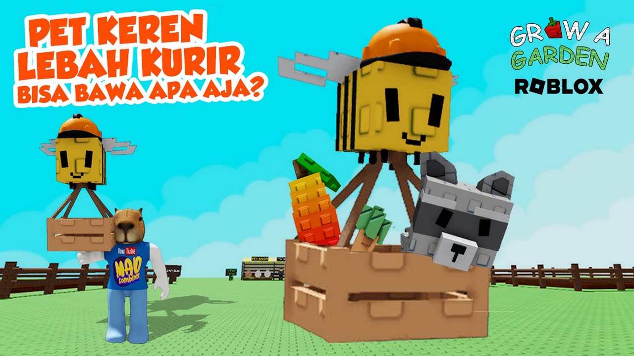 Review Pack Bee, Pet Gokil di Grow a Garden Roblox | Skill-nya WOW! 🐝 ...