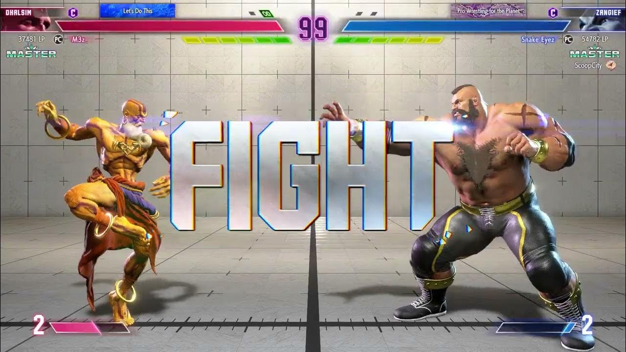 SF6 Ranked M3z (Dhalsim) VS (Zangief) Snake Eyez - YouTube