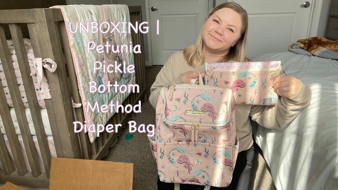 UNBOXING | Petunia Pickle Bottom Method Diaper Bag & Nimble Clutch ...