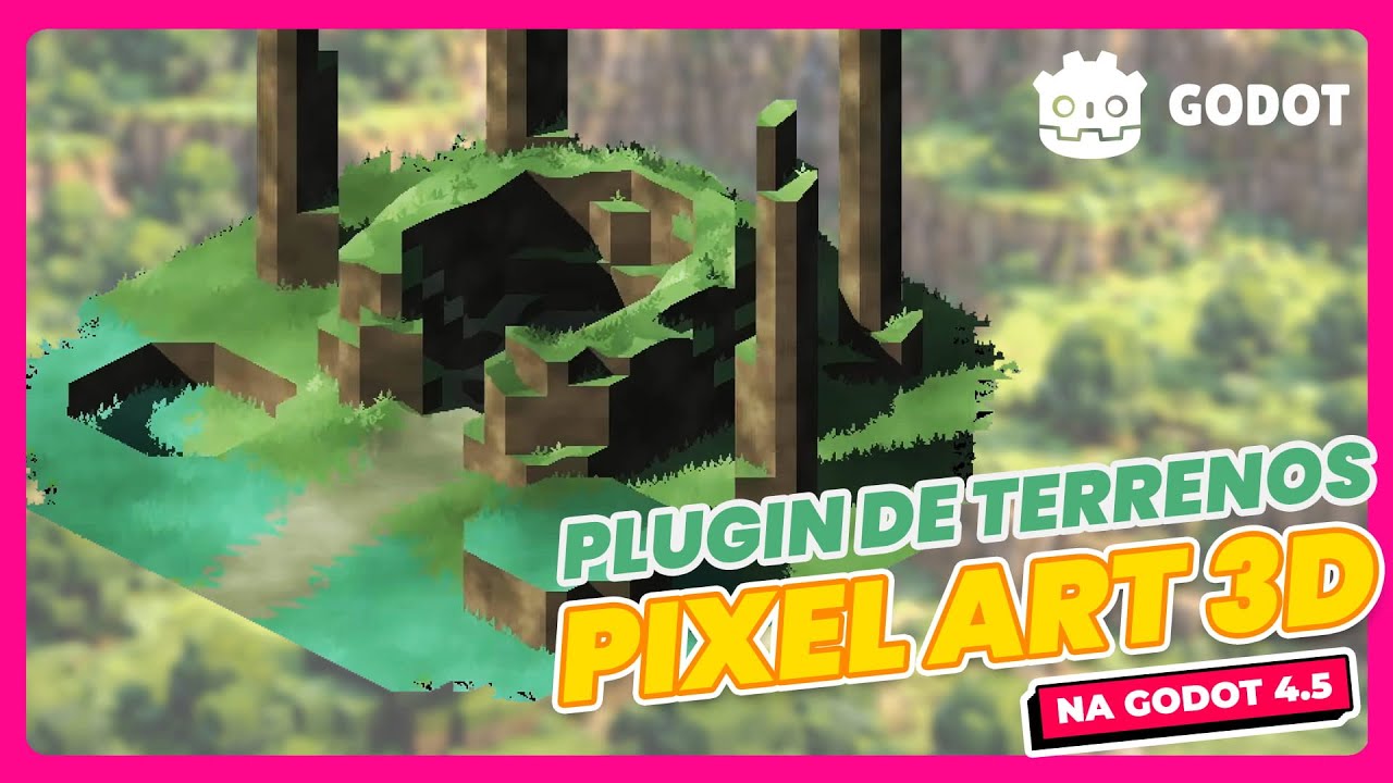 PLUGIN de TERRENOS 3D Pixel Art na GODOT 4.5 | Pixel Art + 3D HD - YouTube