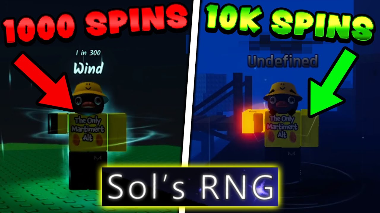 SOLS RNG FRESH ACCOUNT DAY 1 LUCK... - YouTube