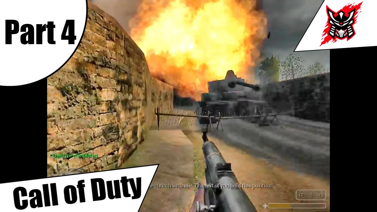 Call of Duty 1 (2003) Gameplay Part 4 | St. Mere Eglise | Walkthrough ...