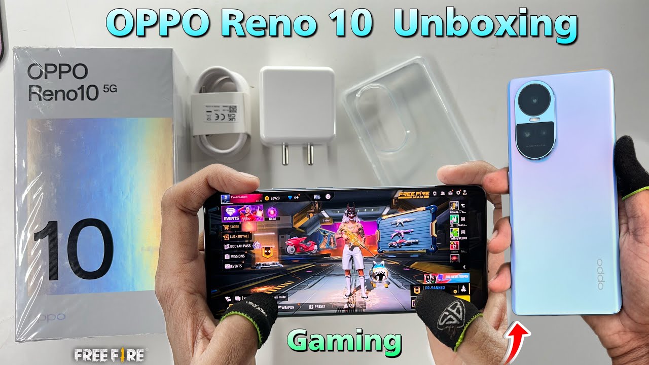 OPPO Reno 10 unboxing and all features and gaming, 32MP Telephoto ...