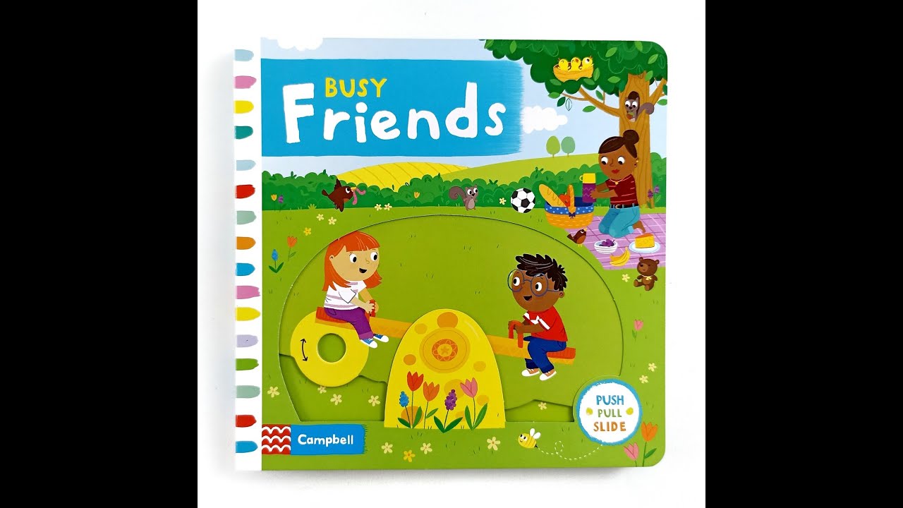 Busy Friends. Board Book by Campbell - YouTube