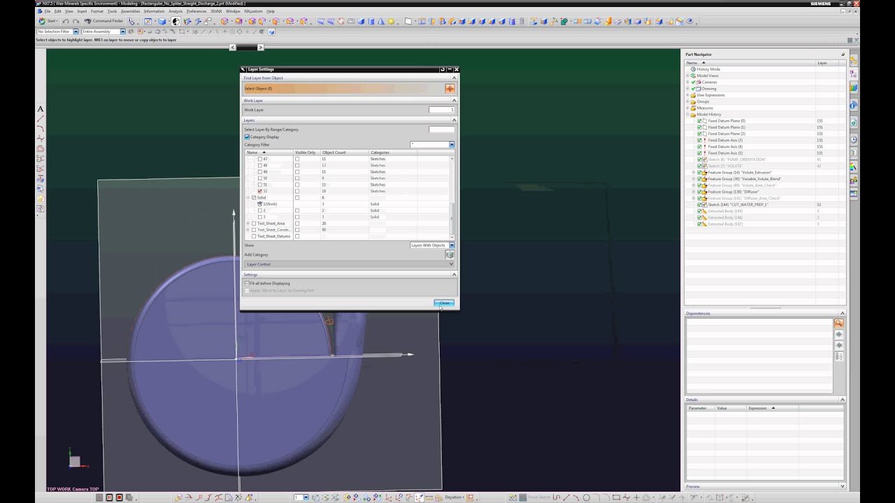 NX CAD Technique for Centrifugal Pump Casing Volute: Part 17 - YouTube