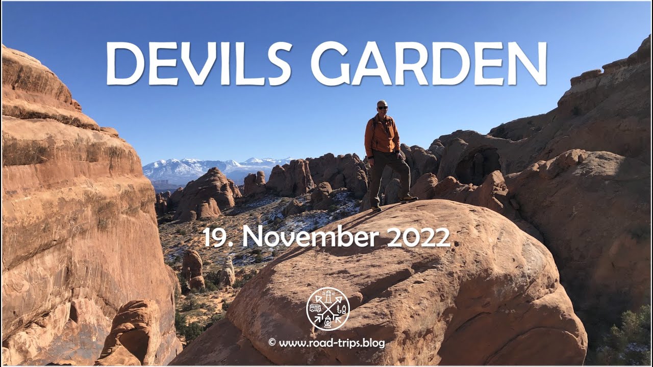 Devils Garden Trail in the Arches National Park near Moab, Utah - YouTube