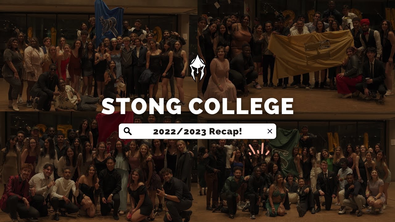 Stong college Recap 2022/2023 - YouTube