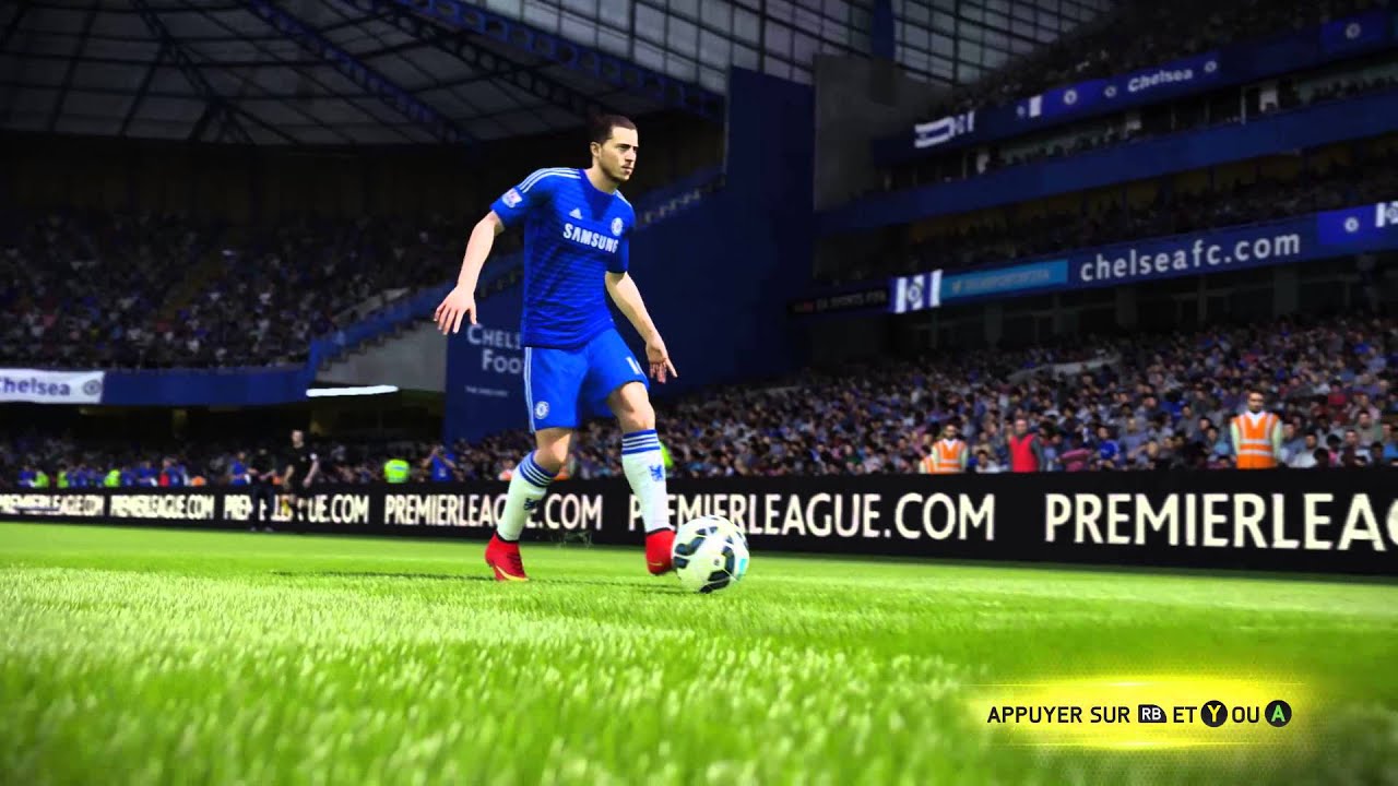 Eden Hazard et les nouveaux dribbles sur FIFA 15 - YouTube