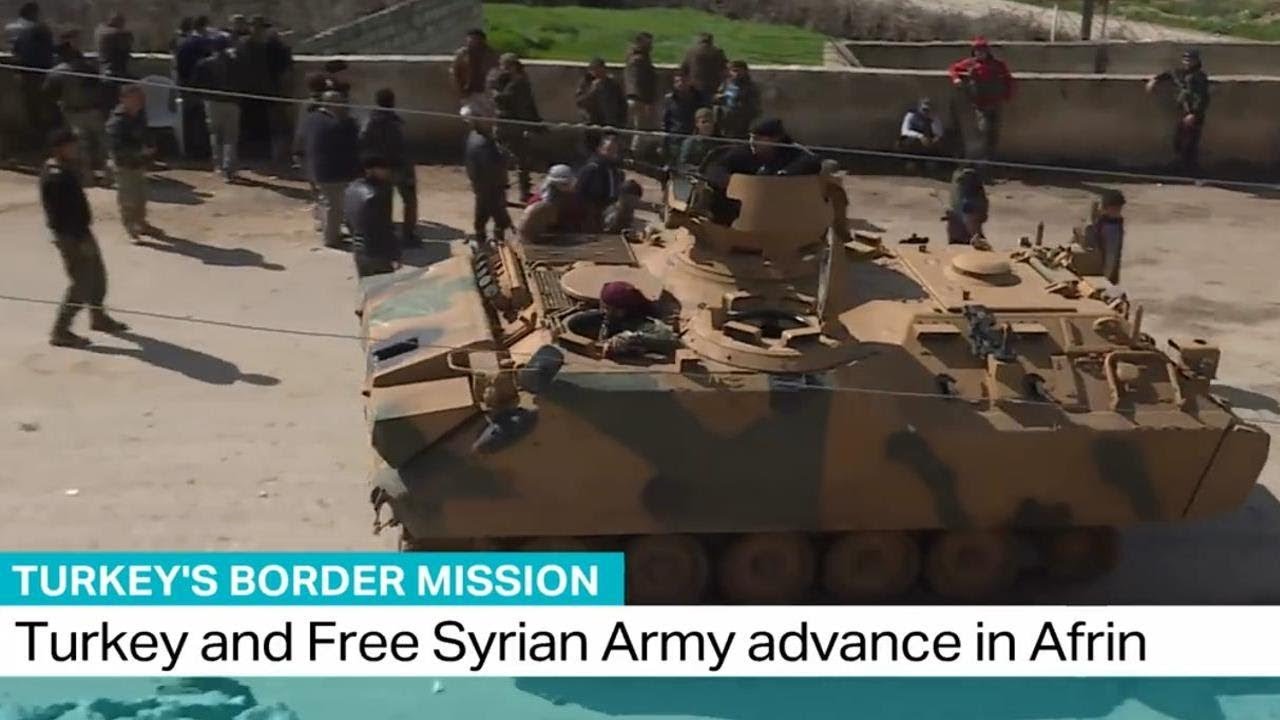 Turkeys Border Mission:Turkey & Syrian Army advance in Afrin #Operation ...
