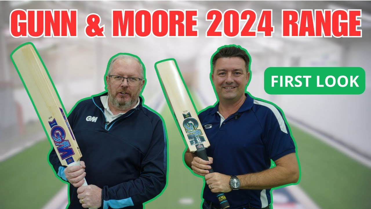 We got a FIRST LOOK at the GUNN & MOORE 2024 CRICKET RANGE - YouTube