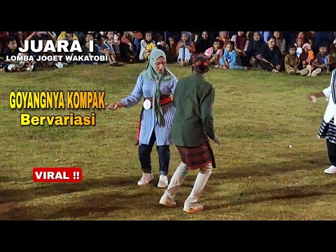 LOMBA JOGET MANTUL !! PASANGAN BAJU HIJAU TUA GOYANG KOMPAK SERASI DAN BERVARIASI