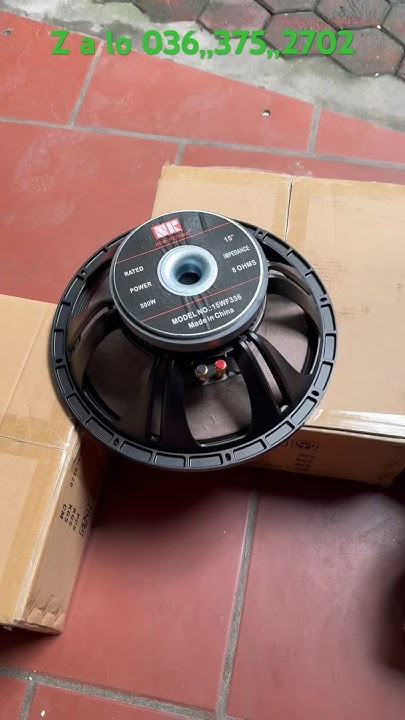 Loa Bass 40 NR 15WF336, từ 190 coil 76 nhôm dẹt, sự kiện ca sáng hát hay #loa #jbl #rcf #shorts ...