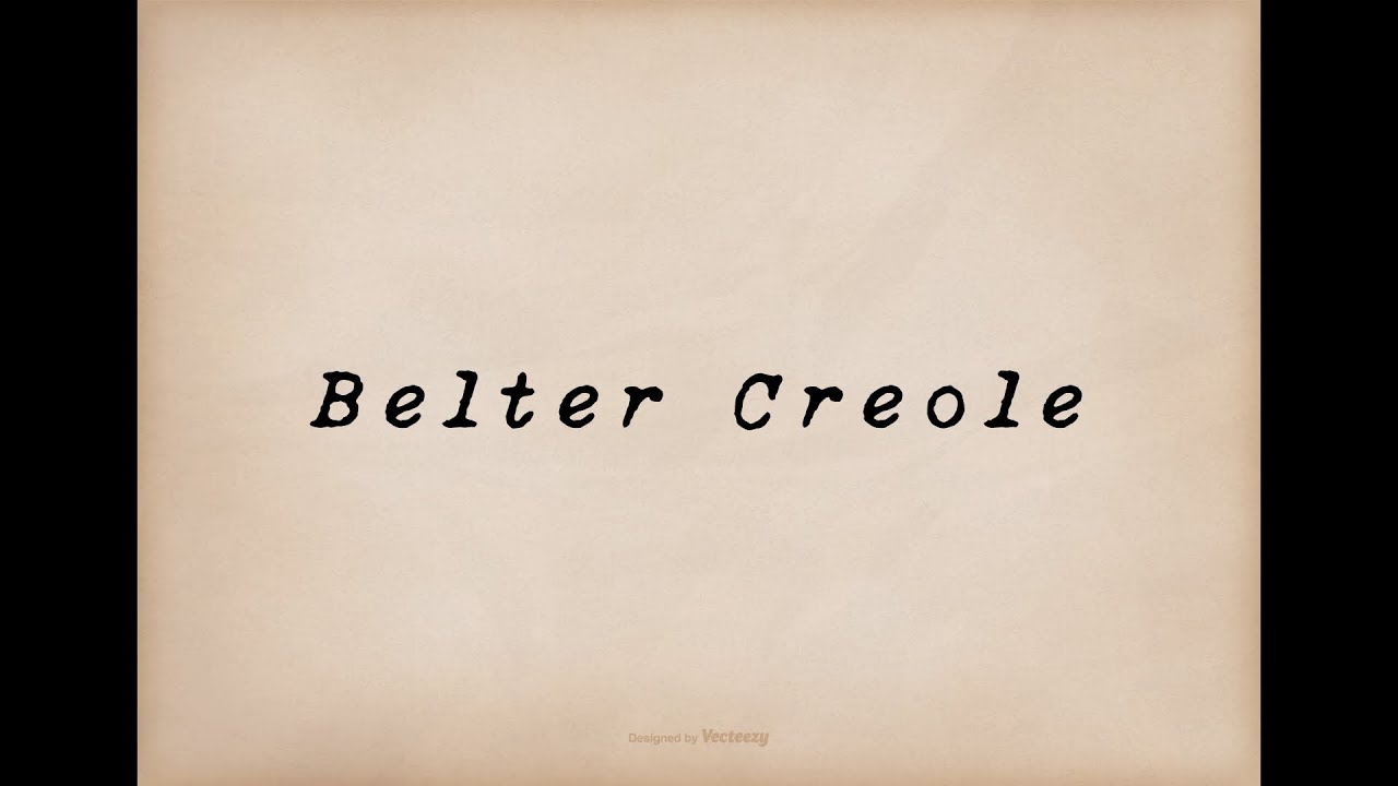 Belter Creole -The Expanse - YouTube