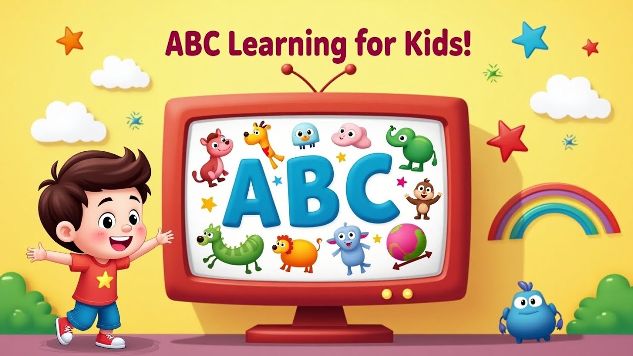 ABC Learning for Kids | Fun Alphabet Song with Visuals | A to Z for ...