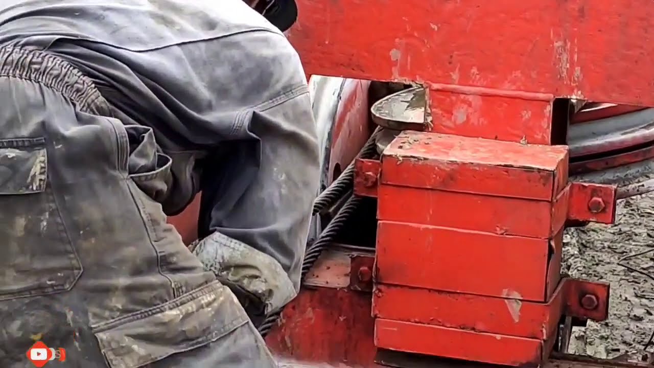 Install drilling line/rig job on onshore - YouTube