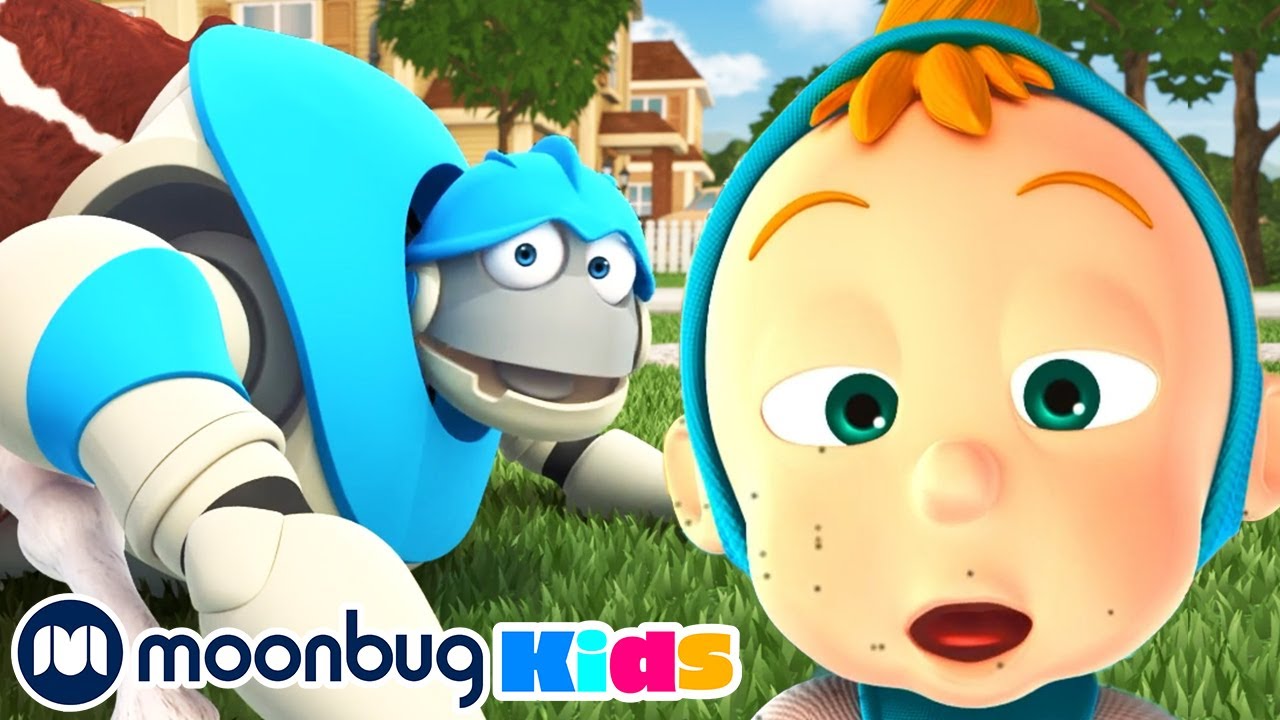 Sneezing Baby - Kids Video Subtitles | Arpo the Robot | Cartoons for ...