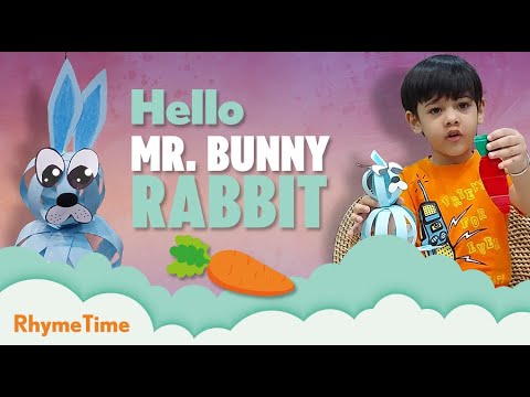 Hello, Mr Bunny Rabbit! | English Nursery Rhyme for Children | Brainy ...