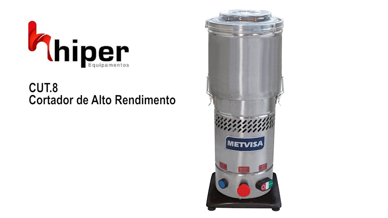 Cutter Cortador De Alto Redimento Industrial 4, 6 e 8 Litros - Cut8 ...