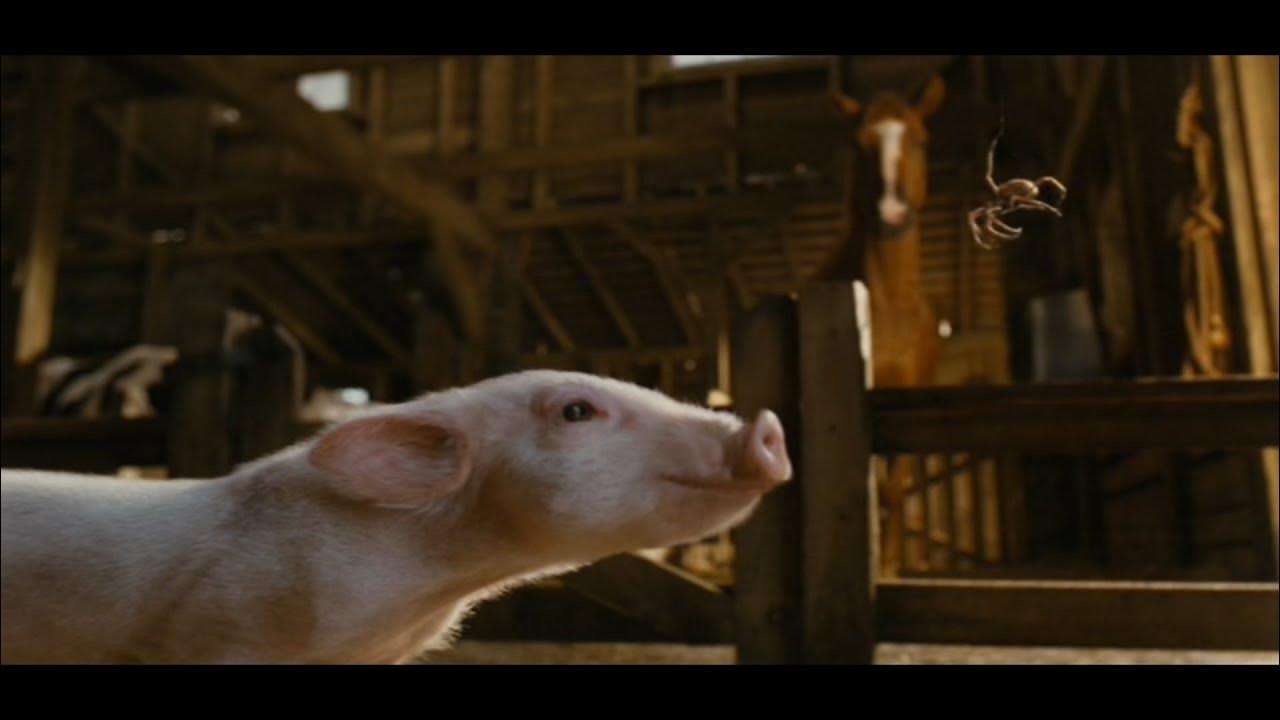 Charlotte's Web (2006) - Wilbur meets Charlotte - YouTube