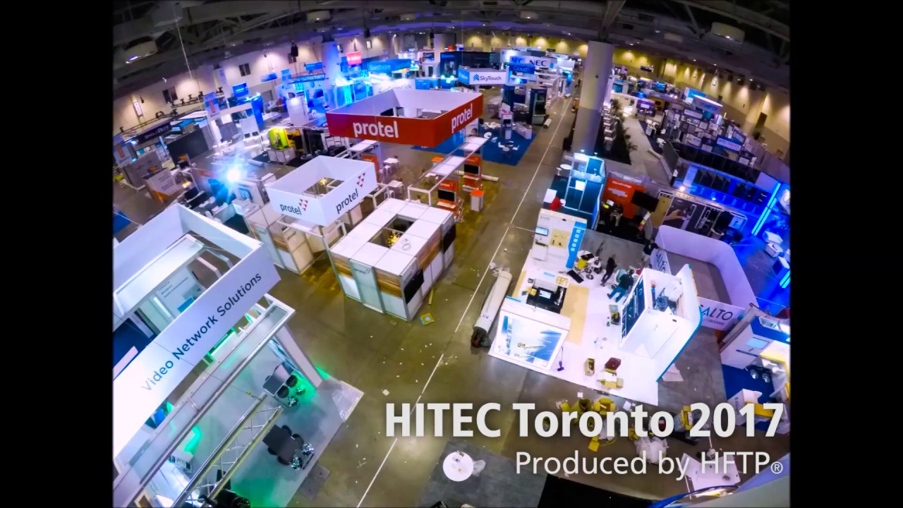 HITEC Toronto 2017: Exhibit Floor Timelapse - YouTube