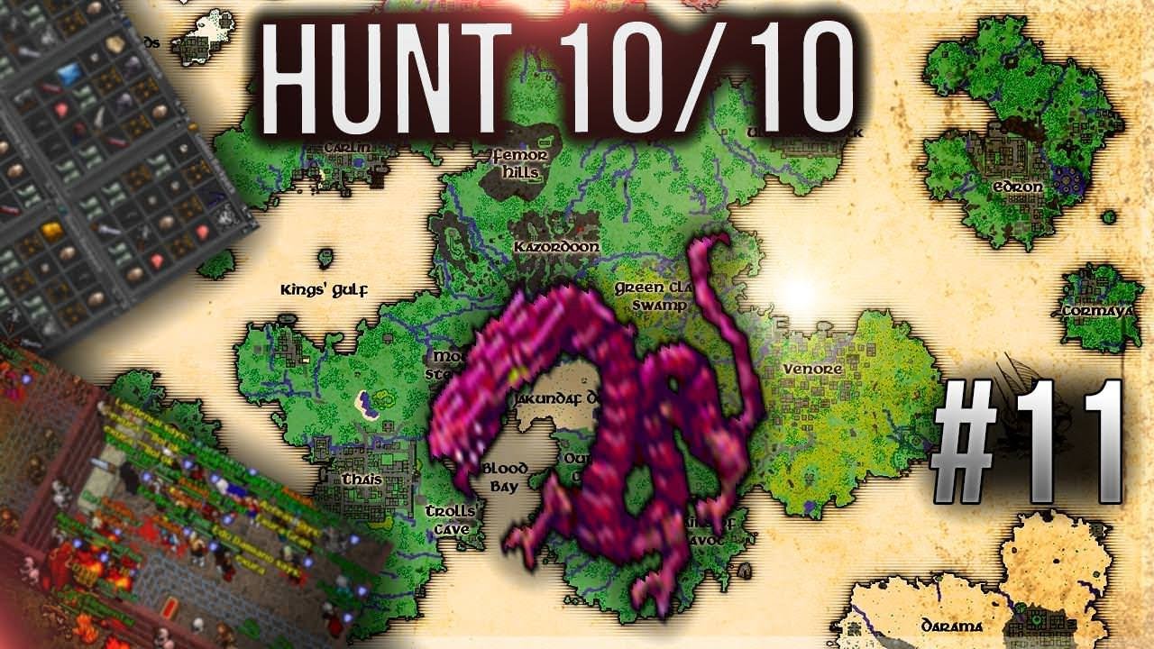 [PL] Tibia | Hunt 10/10 Loot Prey | Wyrm #11 (Liberty Bay Wyrm) - YouTube