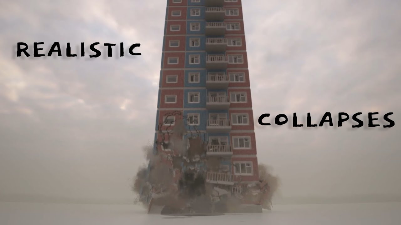 Realistic Building Collapses #1 | Teardown - YouTube