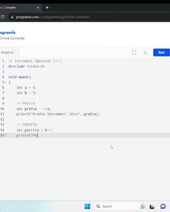 Increment Operators in C Language || #shorts || #CloudCODE - YouTube