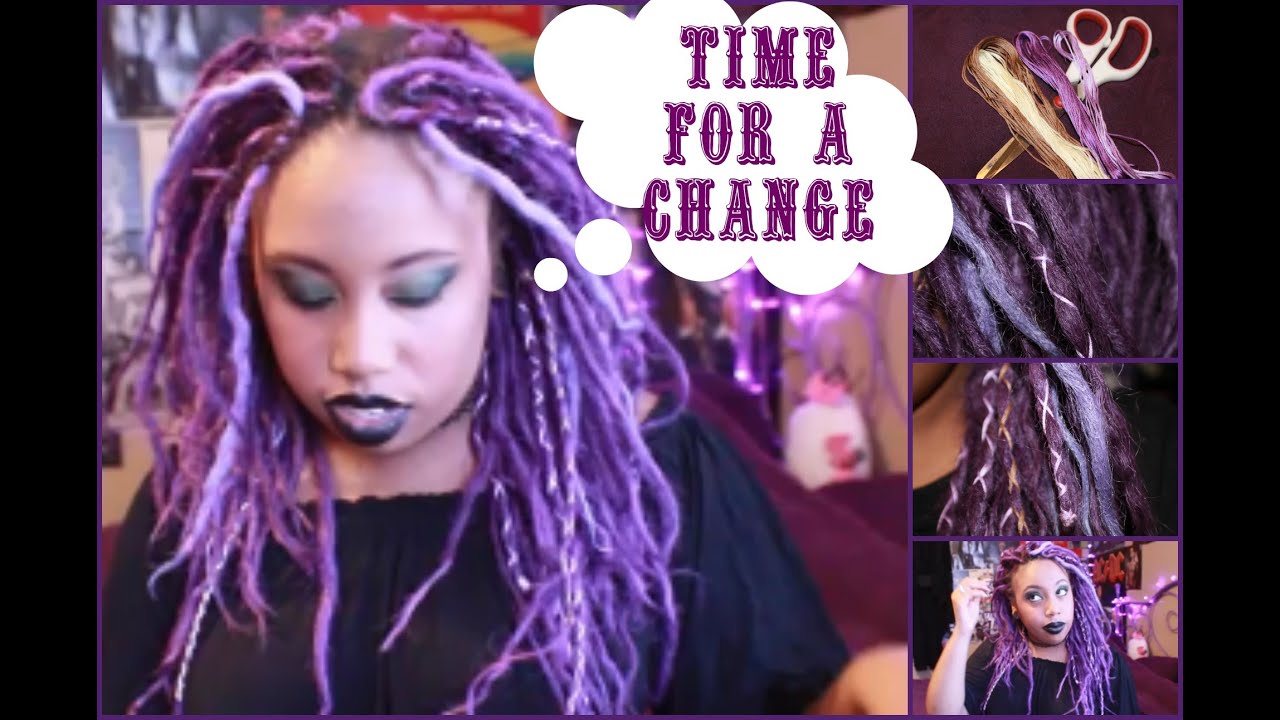 HOW TO: Decorating Dreads - YouTube