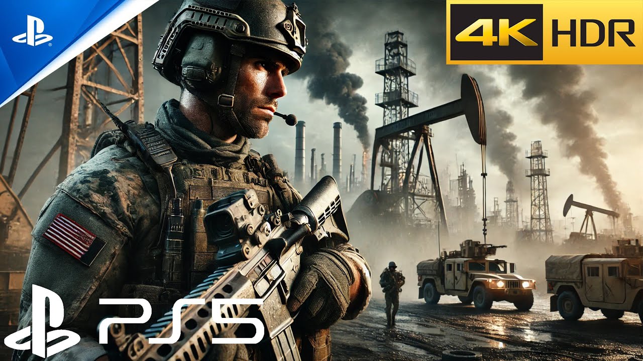 (PS5) Convoy Under Fire | Ultra Realistic Immersive Graphics Gameplay ...