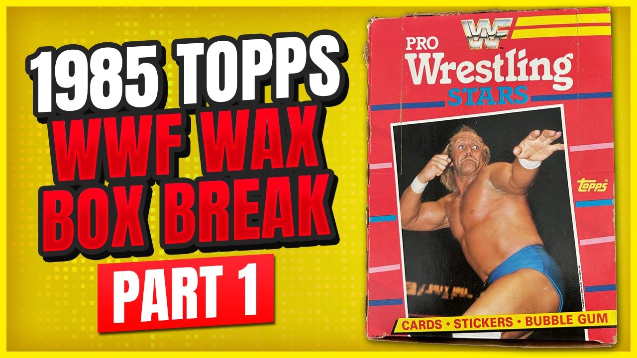 1985 Topps WWF Wax Box Break Part 1 - YouTube