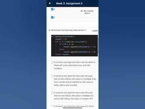 NPTEL The joy of Computing Using Python Week 3 Assignment 3 Answers Solution Quiz | july 2024 ...