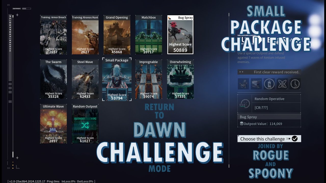 Return to Dawn Challenge mode Small Package. - YouTube