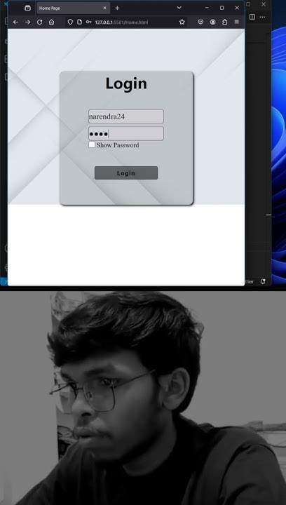Login Page Profile Card Html Css Trending Shortvideo Ytshorts Shorts Viral Coding