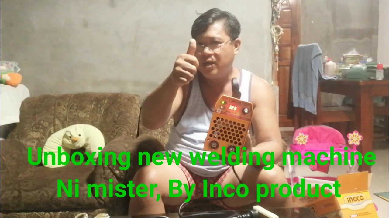 unboxing new welding machine ni mister, By Inco product - YouTube