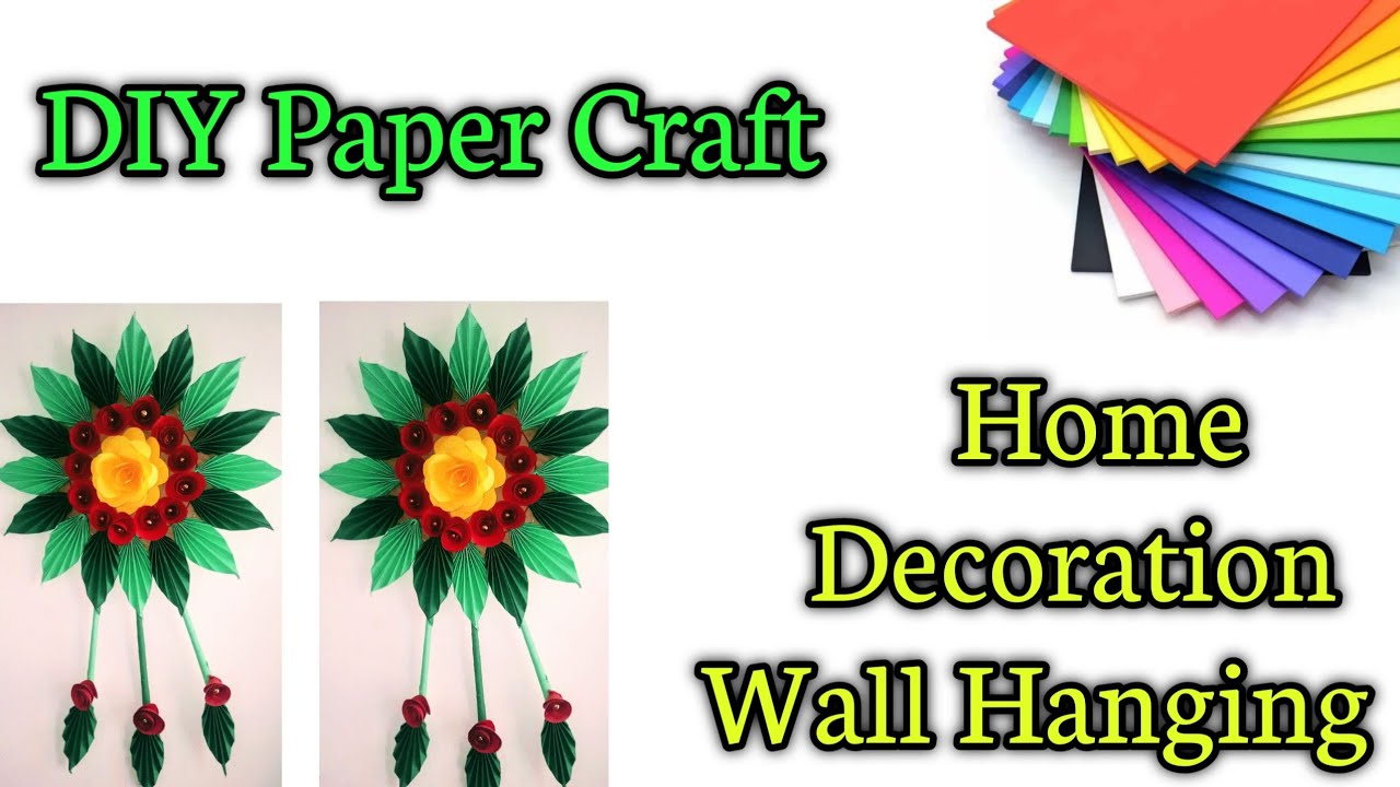 DIY Beautiful wall Hanging Room Decor Ideas Paper Craft For Home ...