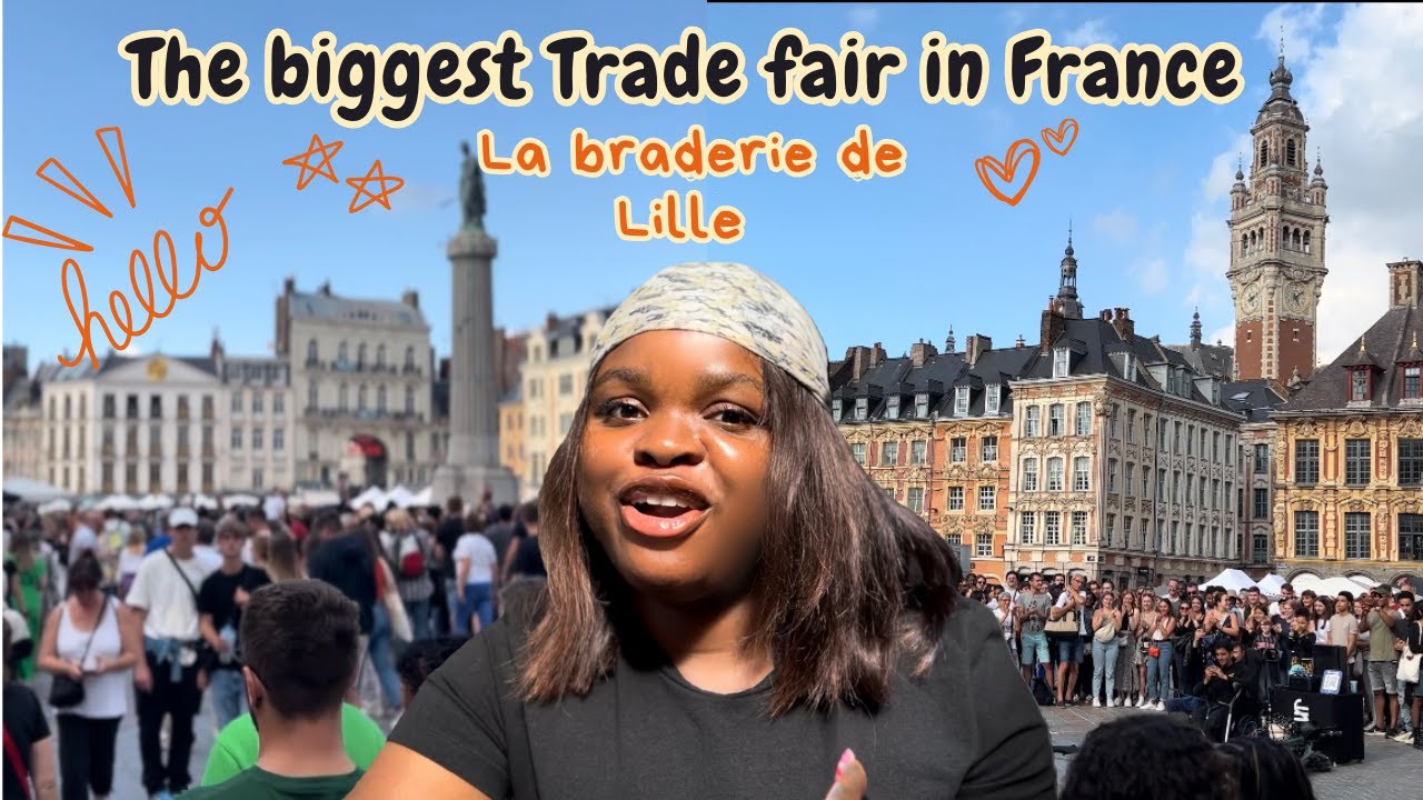 France Living || Lille city vlog || Trade Fair in Lille # ...