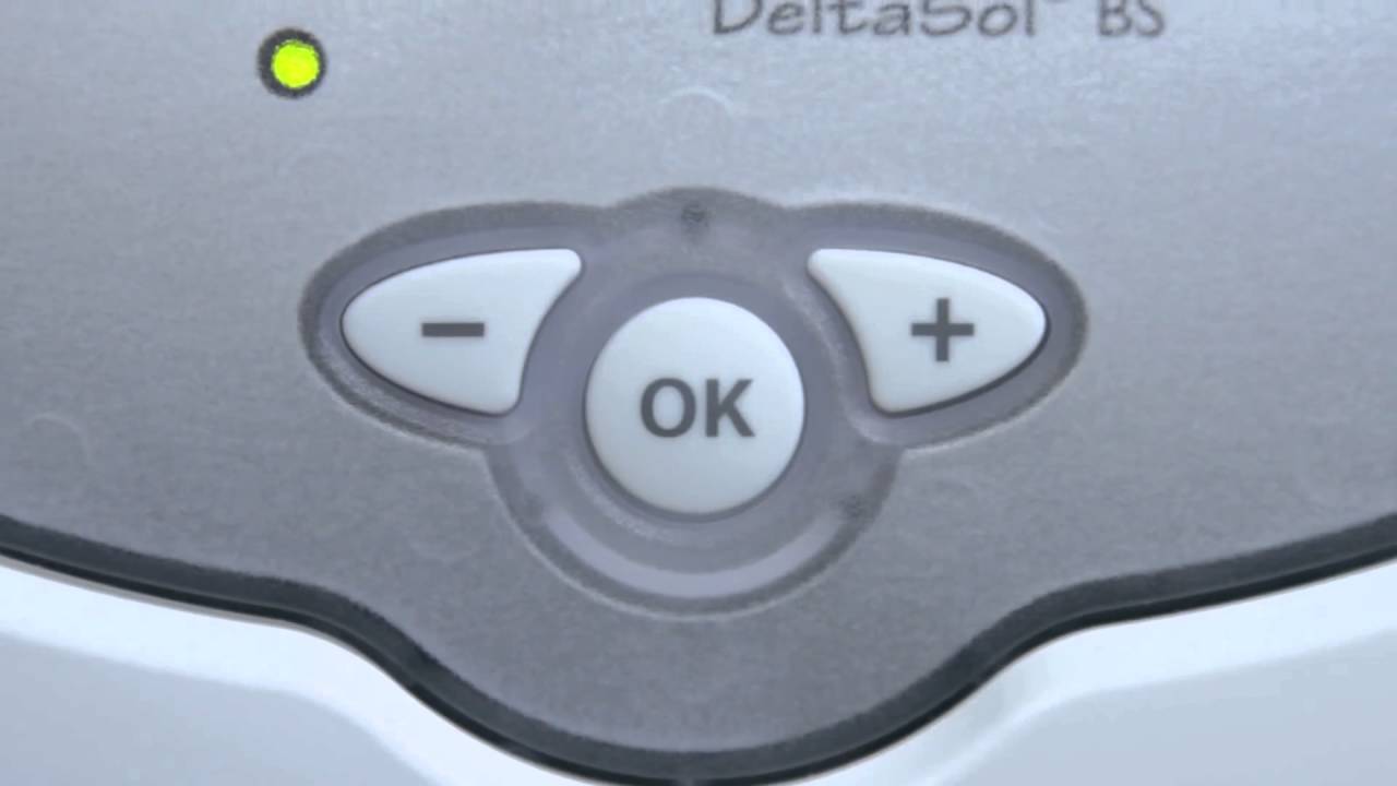 RESOL DeltaSol® BS Plus solar controller - YouTube