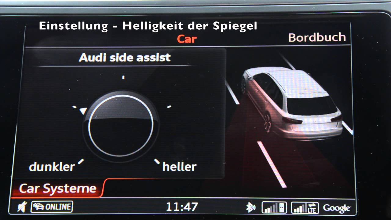 Audi A6 Facelift 2015 - Audi Side Assist - YouTube