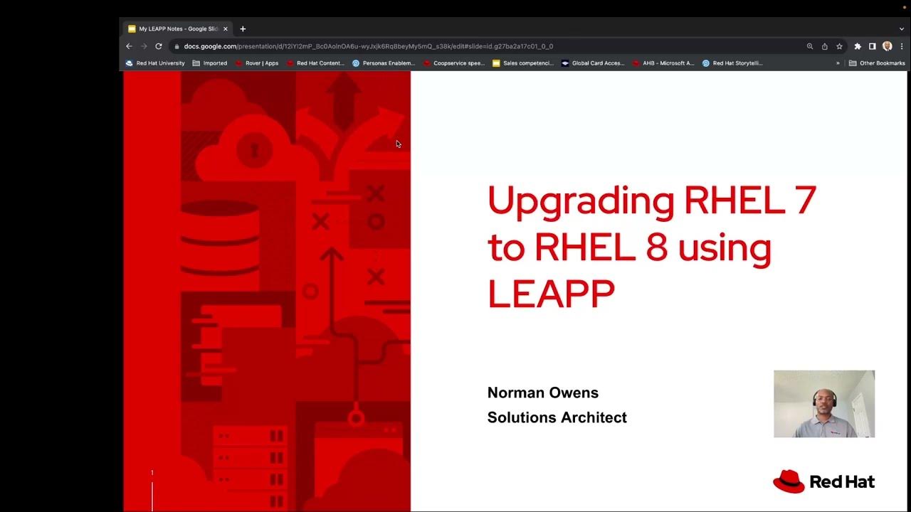 Upgrade RHEL7 to RHEL8 using LEAPP - YouTube