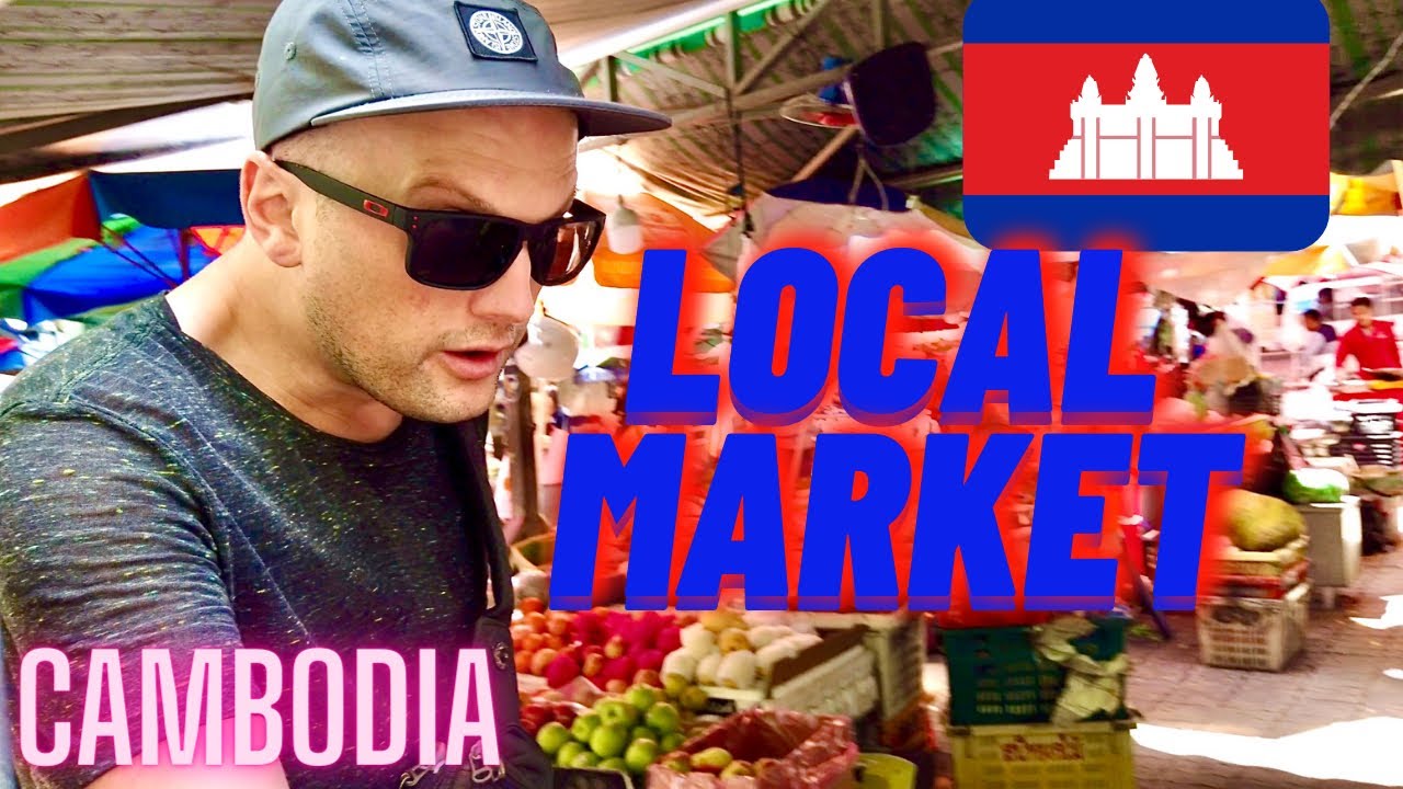 Local Street Market - Cambodia - Boeung Trabek Plaza - YouTube