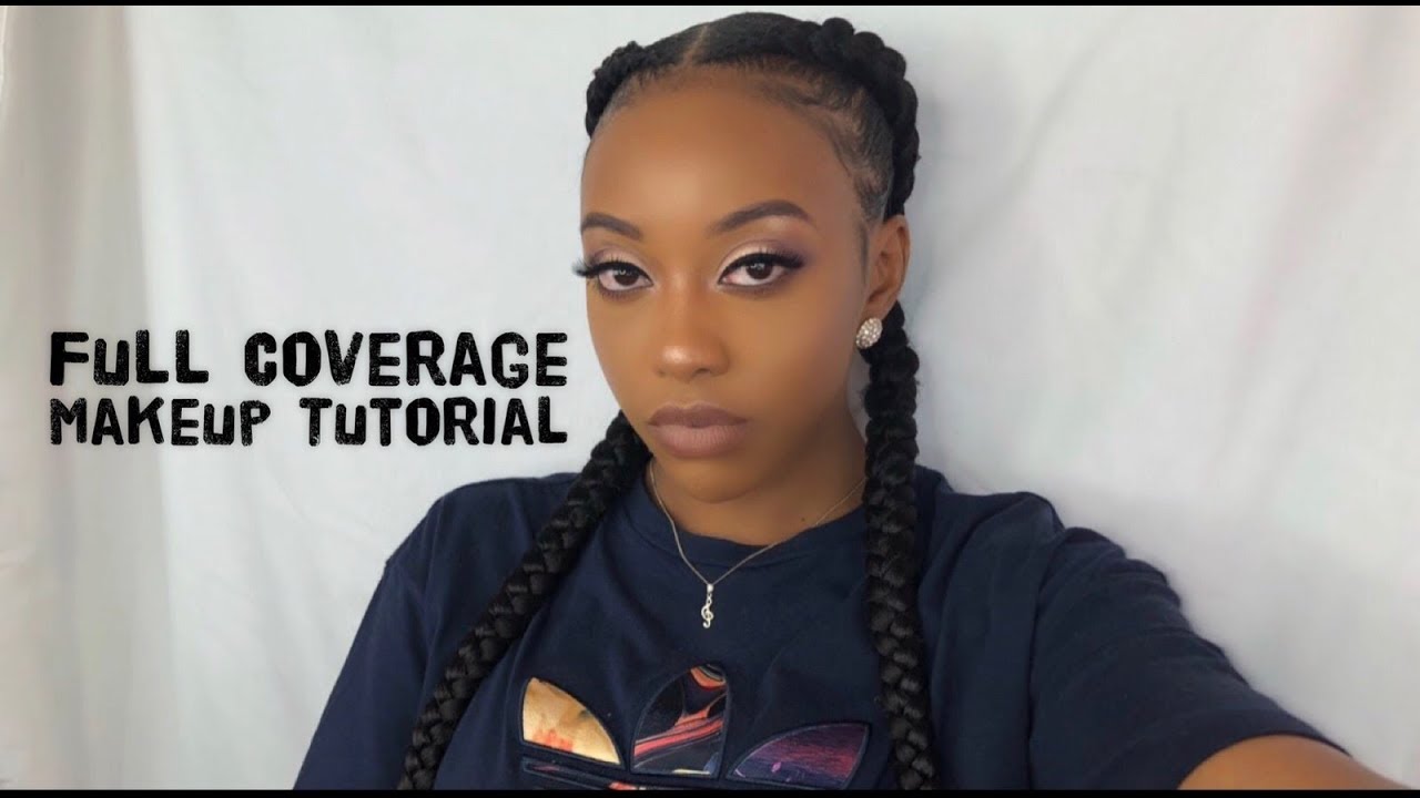 Flawless Full Coverage Makeup Tutorial for WOC | Oily Skin | LAVISHBLU - YouTube