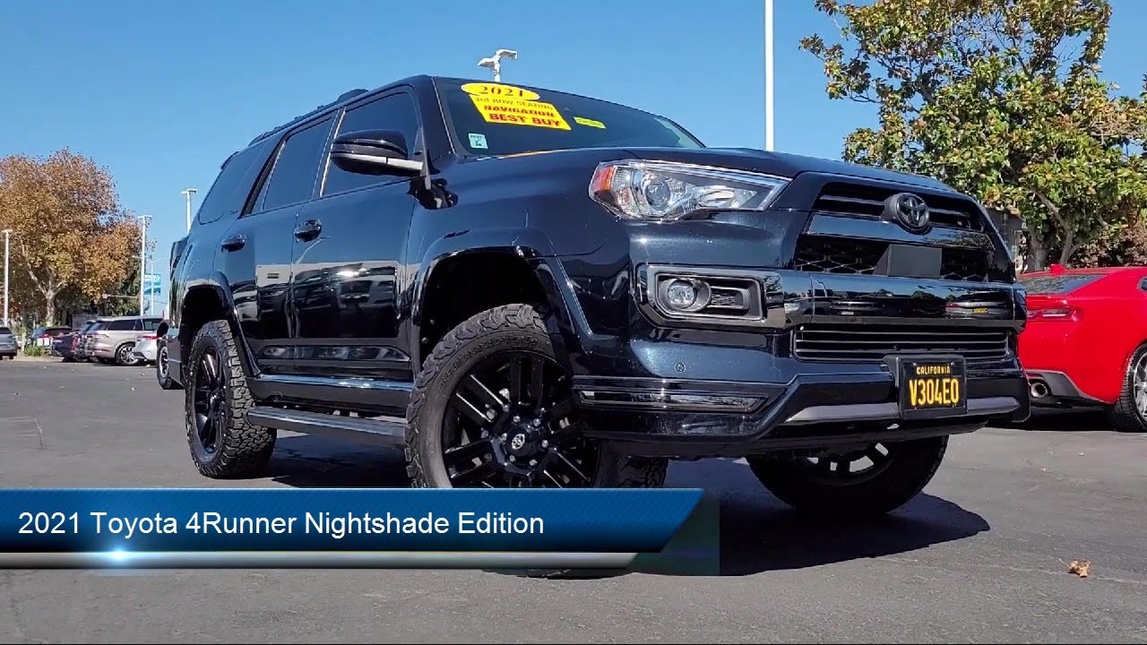 2021 Toyota 4Runner Nightshade Edition Concord San Jose Fremont ...