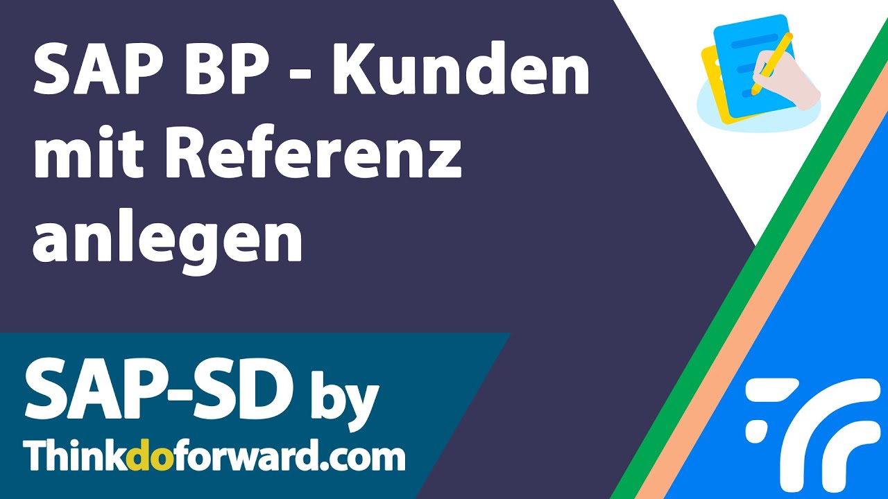 SAP - Kundenstamm in BP Transaktion mit Referenz anlegen - YouTube