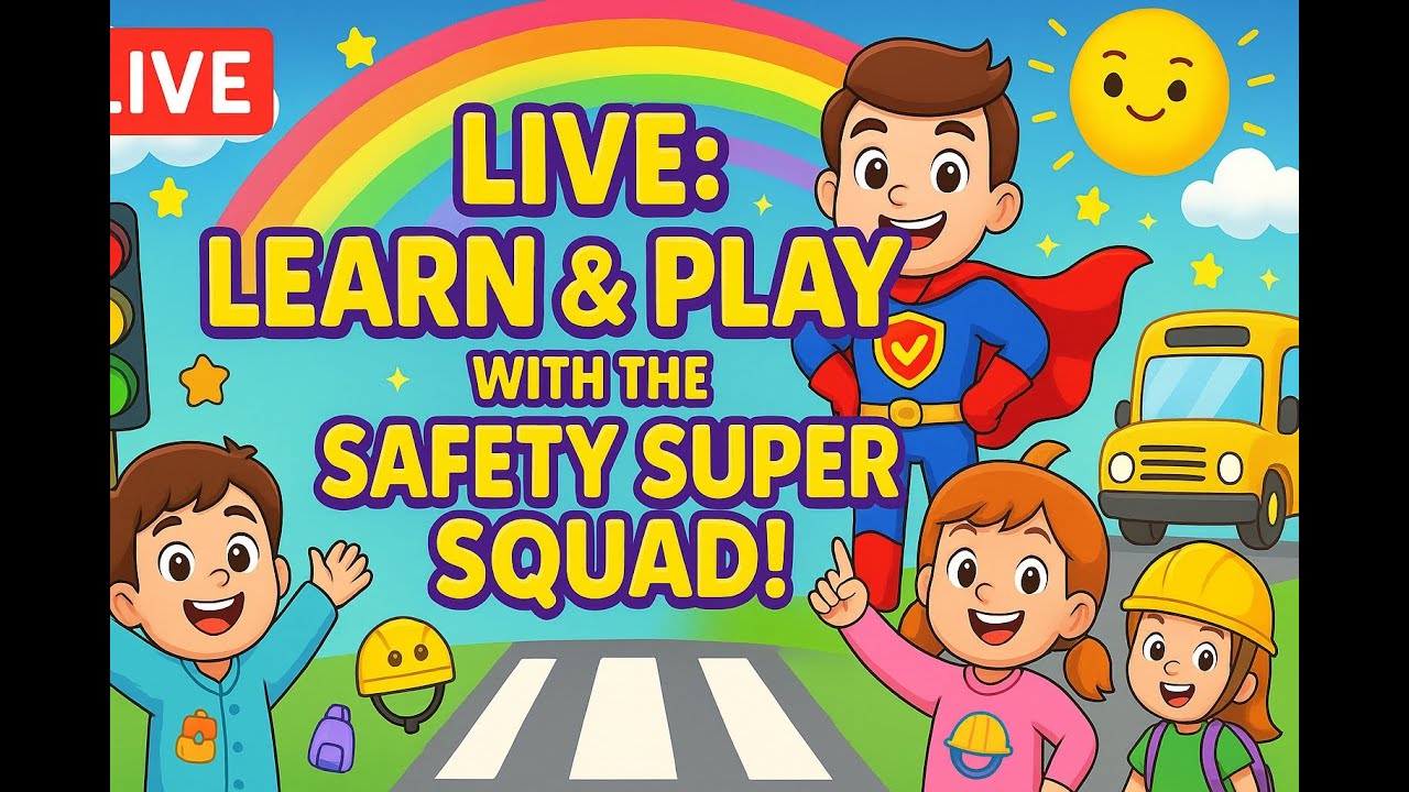 Learn Safety Rules For Kids | Safety First Program | Super Squad - YouTube