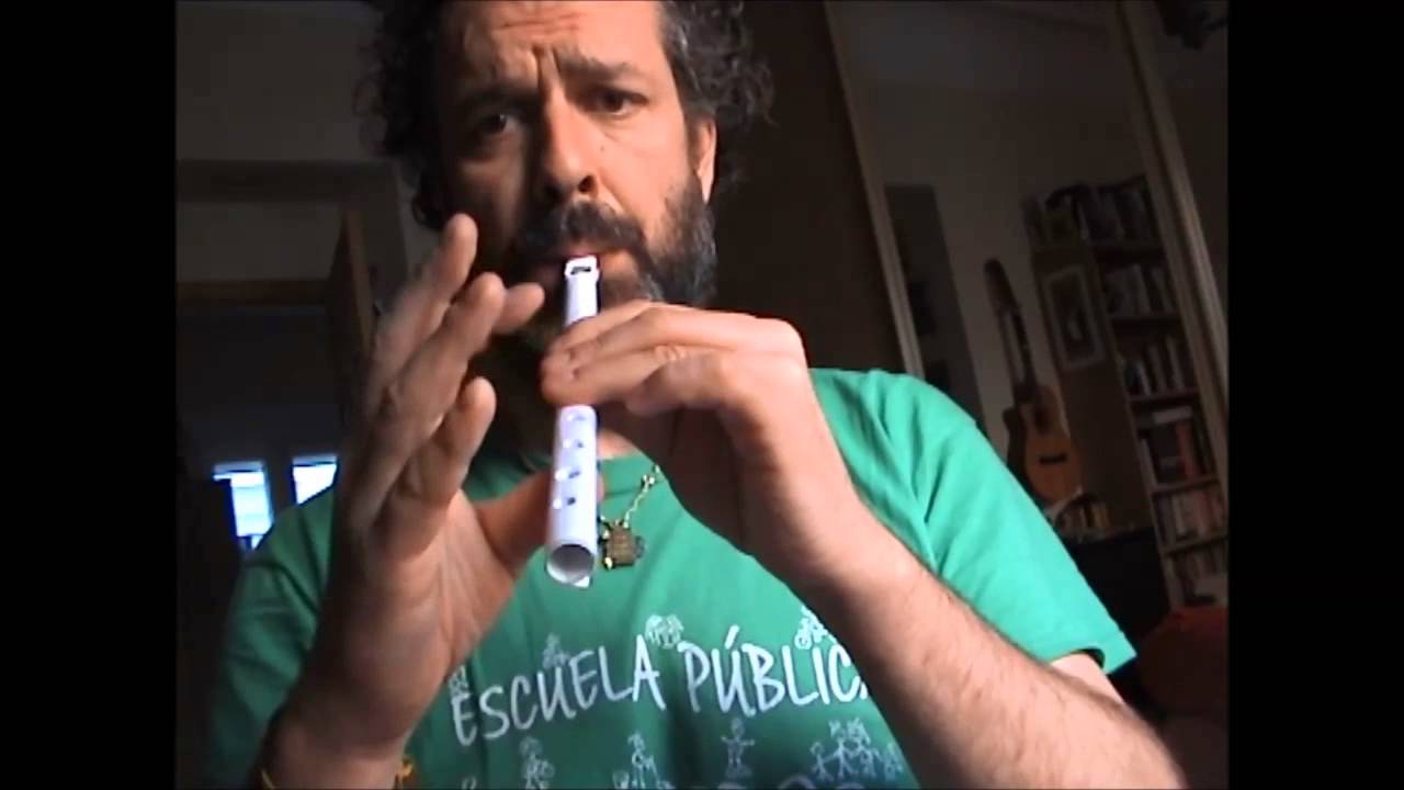 flauta de papel - YouTube
