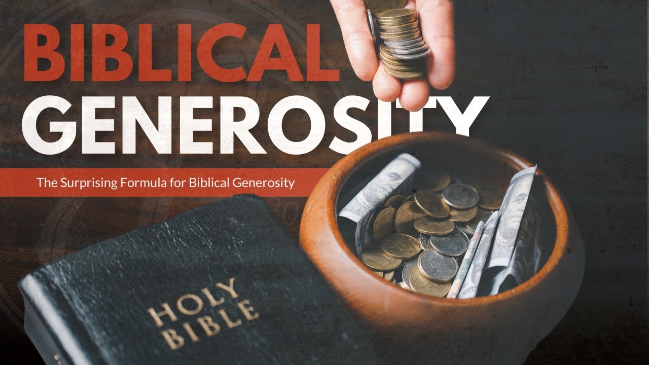 The Surprising Formula for Biblical Generosity - YouTube